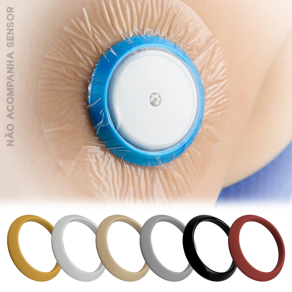 Protetor Compacto de Sensor Glicose Freestyle Libre Confortável Evite ...