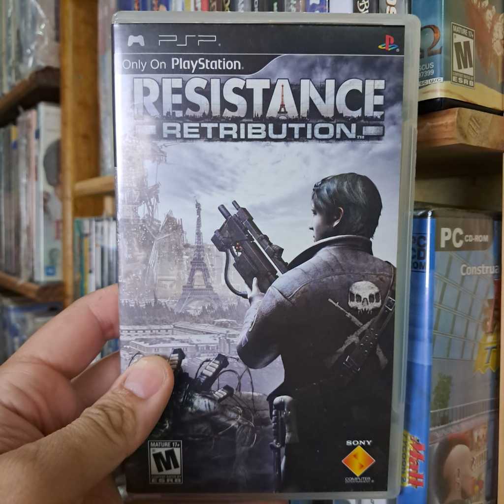 Jogo Resistance Retribution PSP Usado Completo Original. Leia a ...