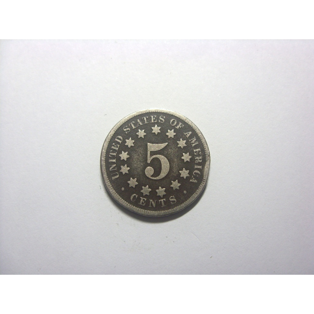 Rara Moeda Estados Unidos 5 Cents 1867 Tempo Velho Oeste, Autentica. | Shopee Brasil