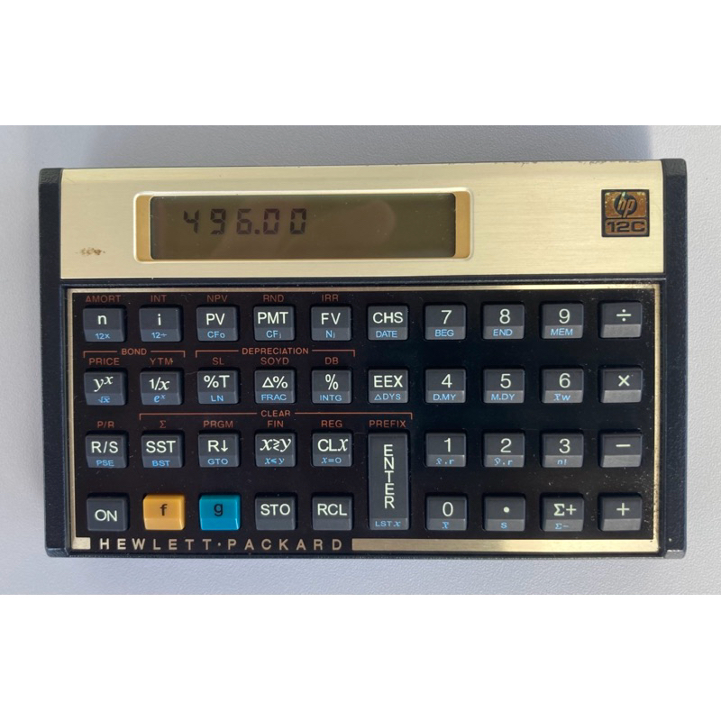CALCULADORA HP 12c Gold | Shopee Brasil