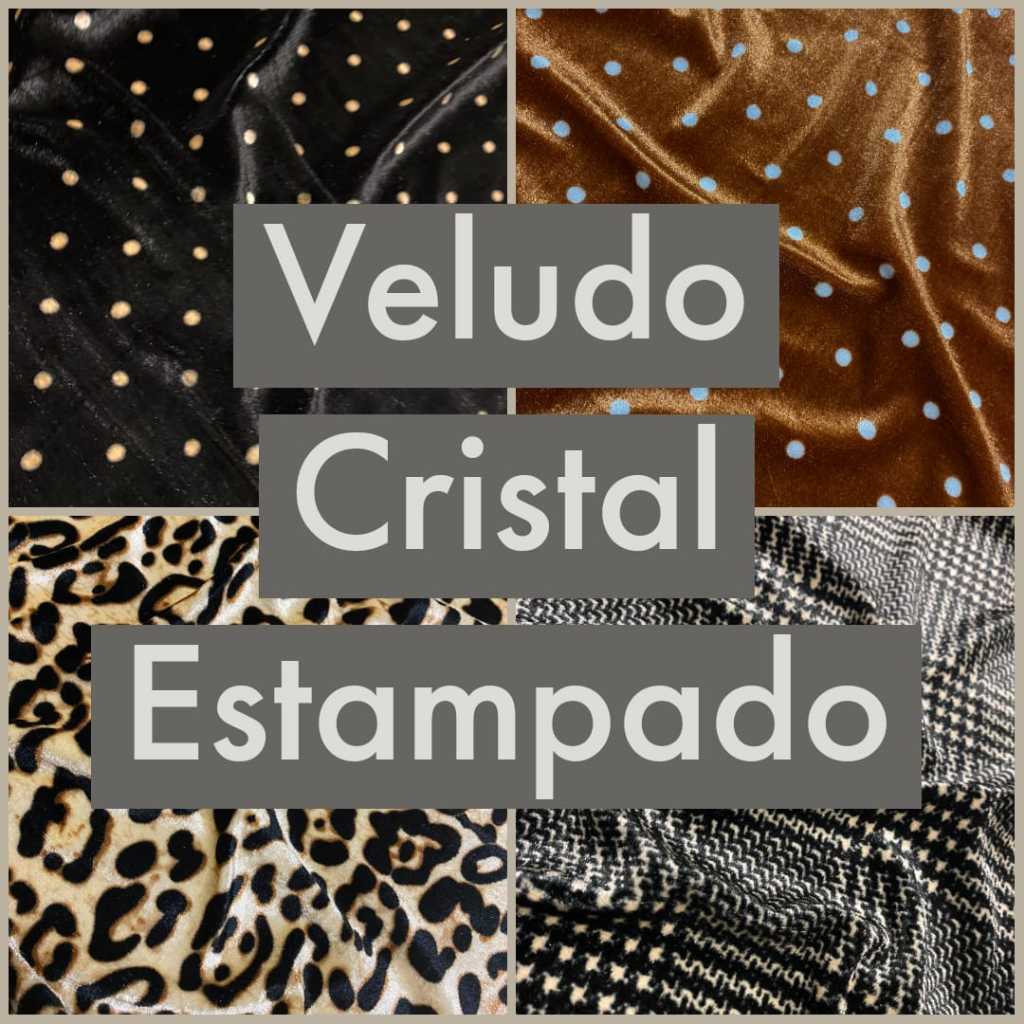 TECIDO VELUDO ESTAMPADO (1M X 1,50M) '"G537, A7341" | Shopee Brasil