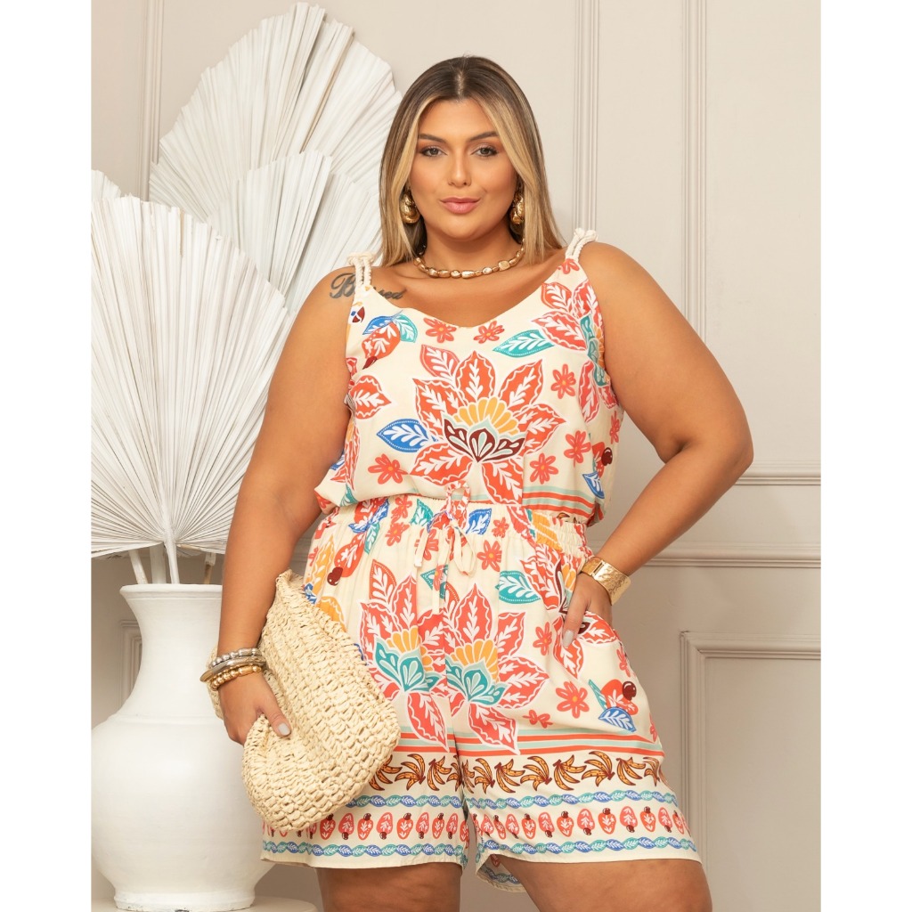 Plus Size Conjunto Suzy | Shopee Brasil