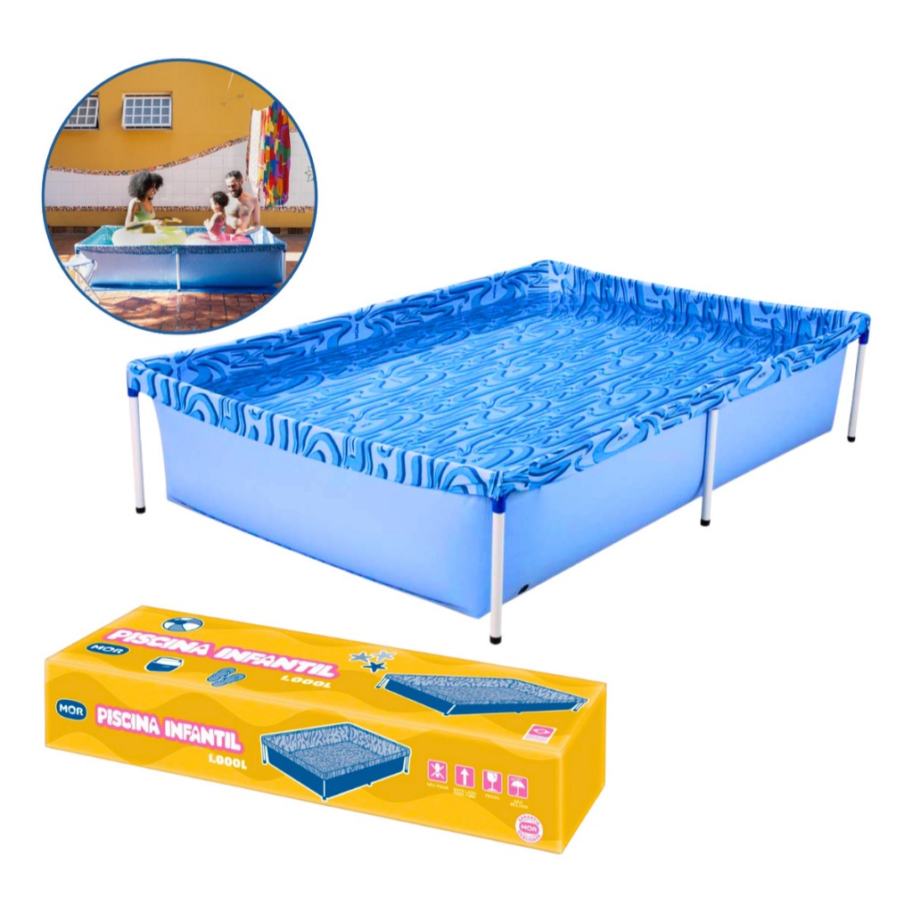 Piscina Infantil 1000 Litros MOR | Shopee Brasil