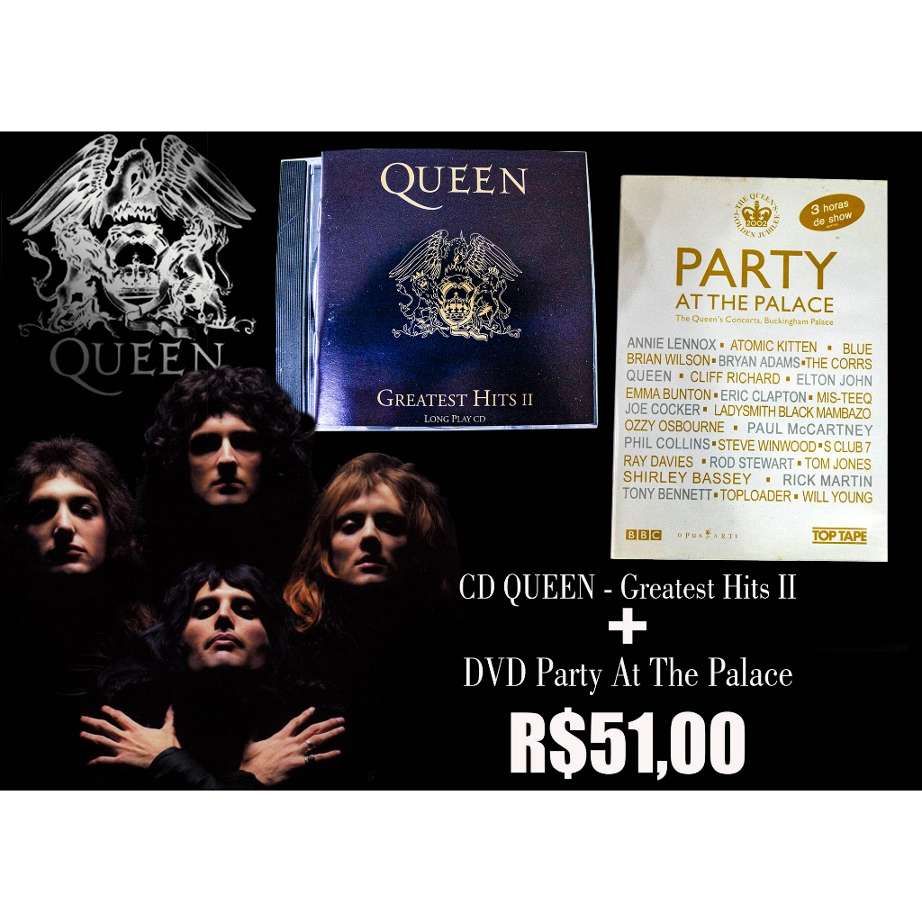 KIT CD + DVD QUEEN | Shopee Brasil