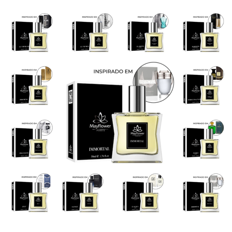 Perfume Masculino Mayflower Paris 50ml- Diversas Fragrâncias | Shopee ...