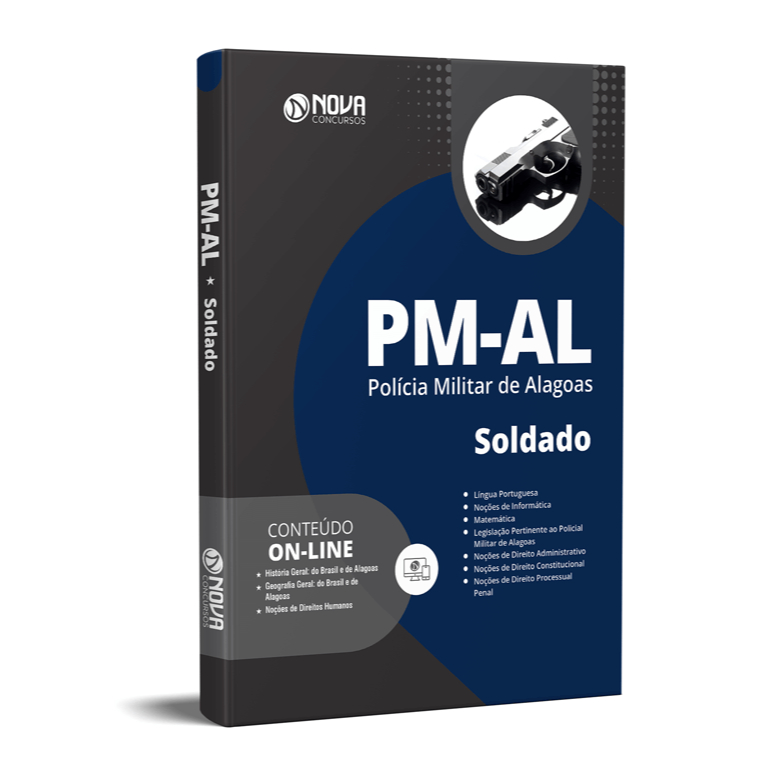 Apostila PM-AL - Soldado Combatente | Shopee Brasil