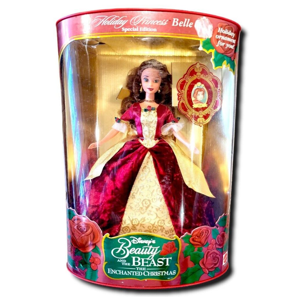 Boneca Princesa Bela Belle Holiday Princess 1997 Mattel | Shopee Brasil