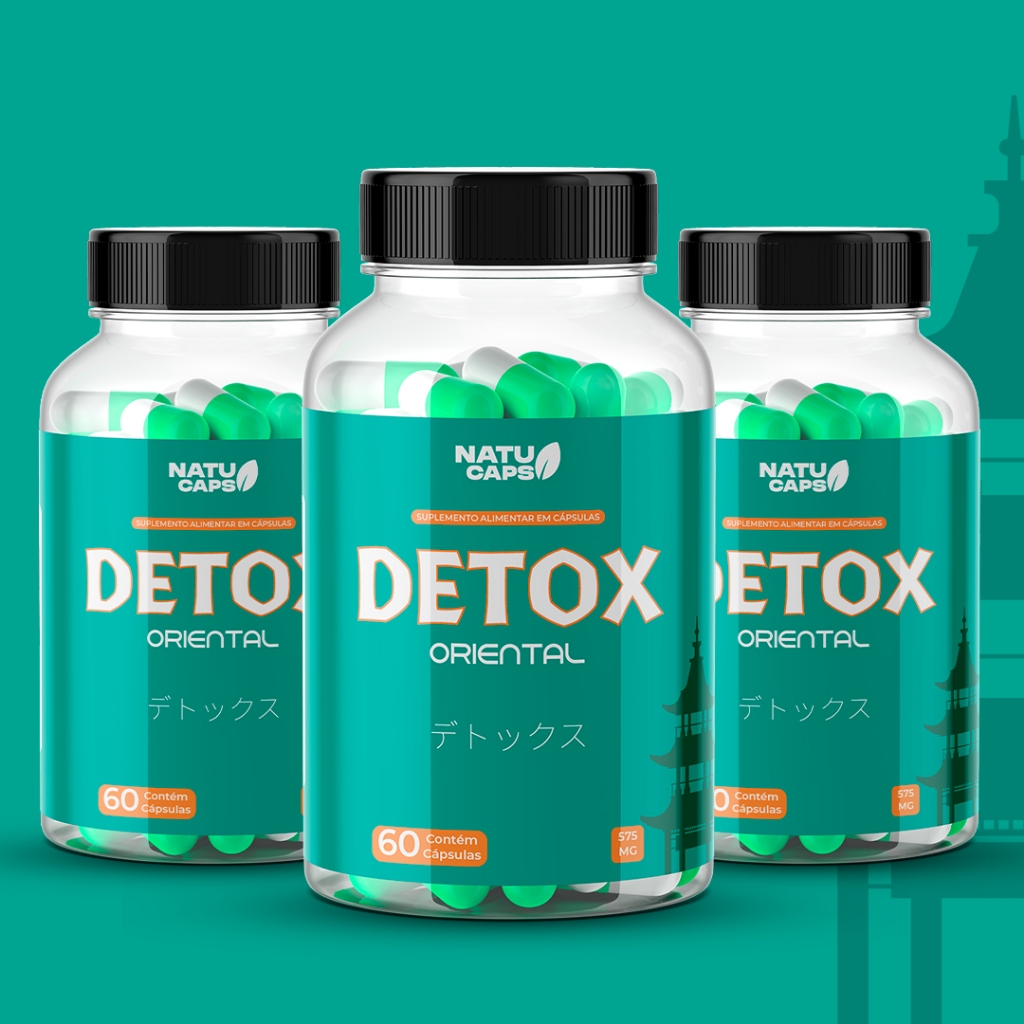 Detox Oriental 180 Capsulas Limpeza e harmonia para o seu corpo | Shopee Brasil
