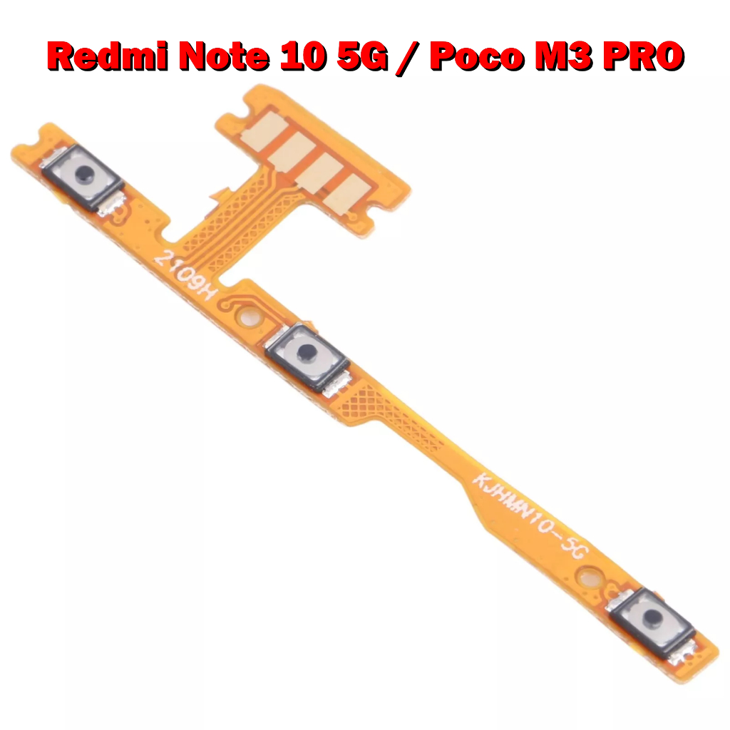 Flex Power Volume Redmi Note 10 5G / Poco M3 PRO | Shopee Brasil