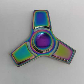 Fidget Hand Spinner Metal Anti Stress Multicolorido Dos Raros ...