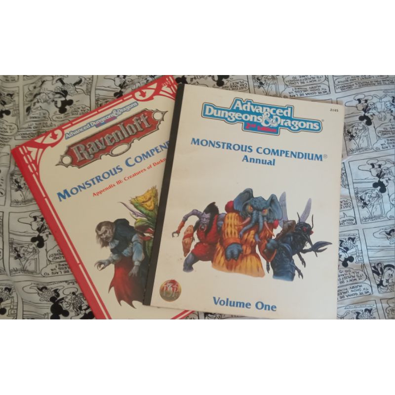 Monstrous Compendium Anual volume 1 2 ed + Monstrous Compendium ...