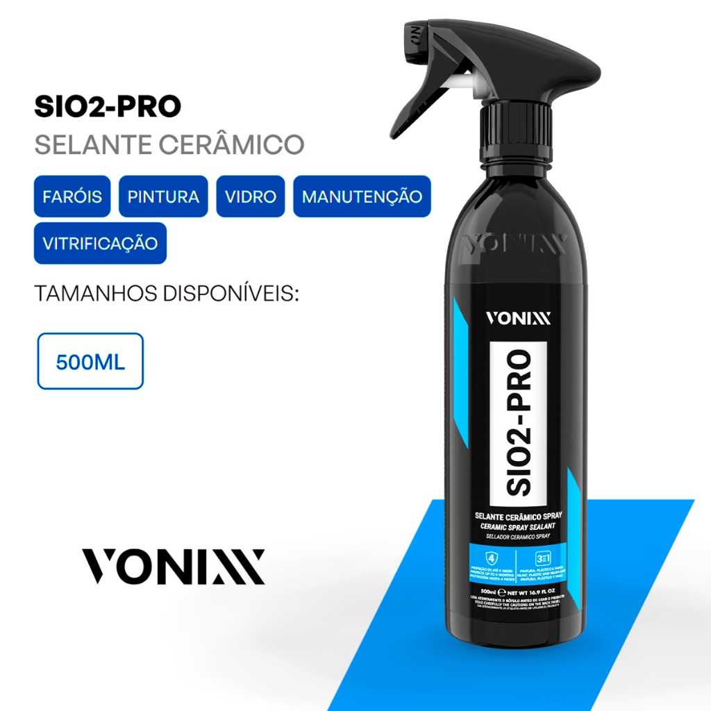Sio2-pro Manutenção De Vitrificadores Exclusivo Proteção Brilho Poder ...