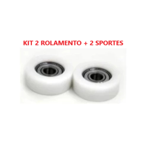 2 SUPORTE + 2 ROLAMENTOS 608 P/VENTILADORES CASO QUEIRA SUBSTITUIR AS ...