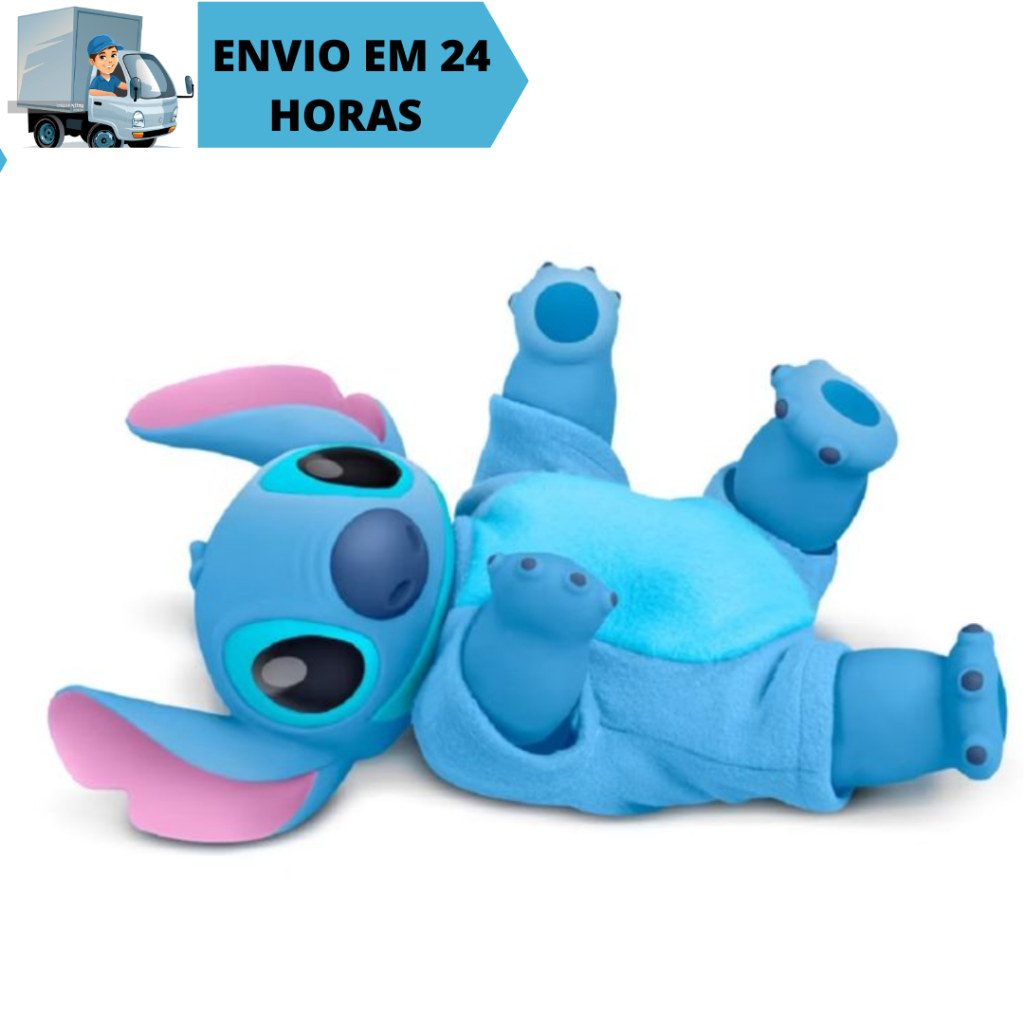 Boneco Stitch Baby Coleção Amor de Filhote | Shopee Brasil