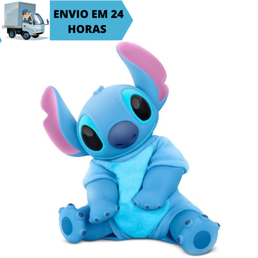 Boneco Lilo Stitch Articulado 36 Cm Cabeça De Borracha | Shopee Brasil