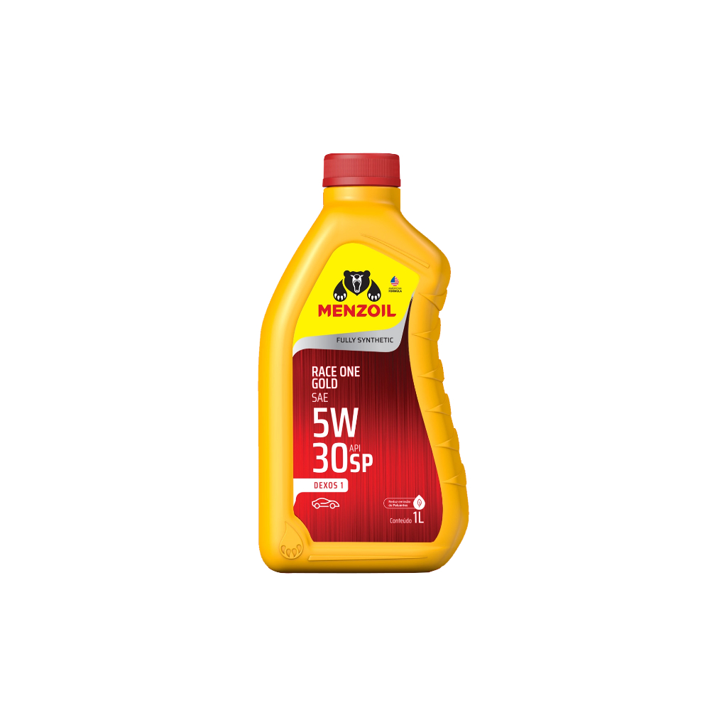 Óleo de motor 100% Sintético Menzoil Race One Gold API SP SAE 5W-30 1 ...