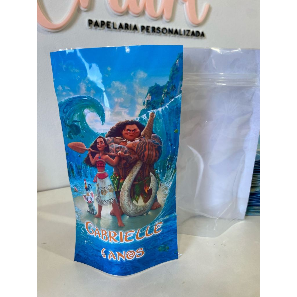 Kit 10 unidades de saquinhos herméticos personalizados para festa ...