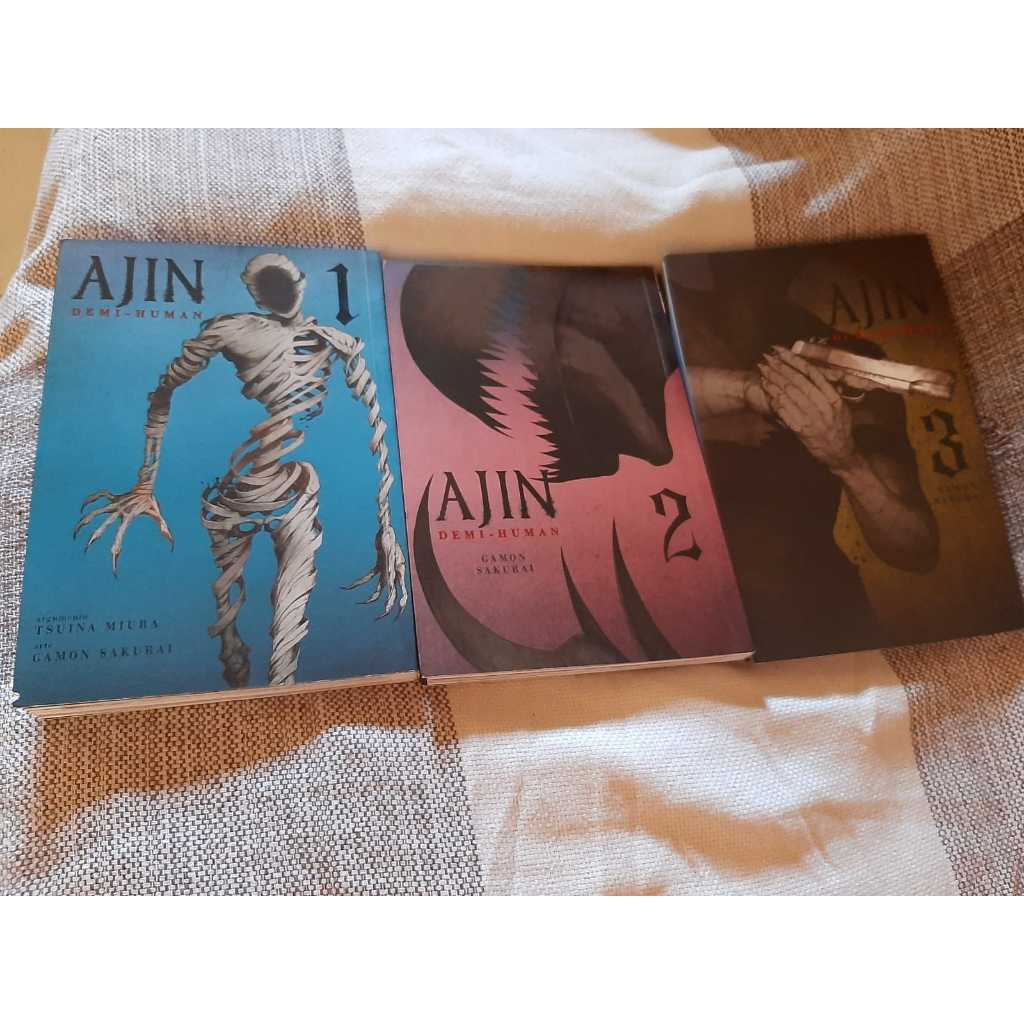 Mangá Ajin Demi-Human Volumes 1, 2 e 3 | Shopee Brasil