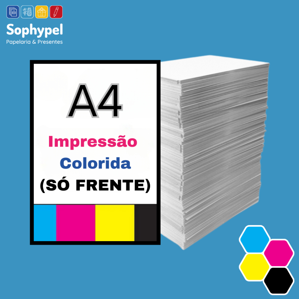 Impressão A4 - Colorida (Só Frente) | Shopee Brasil