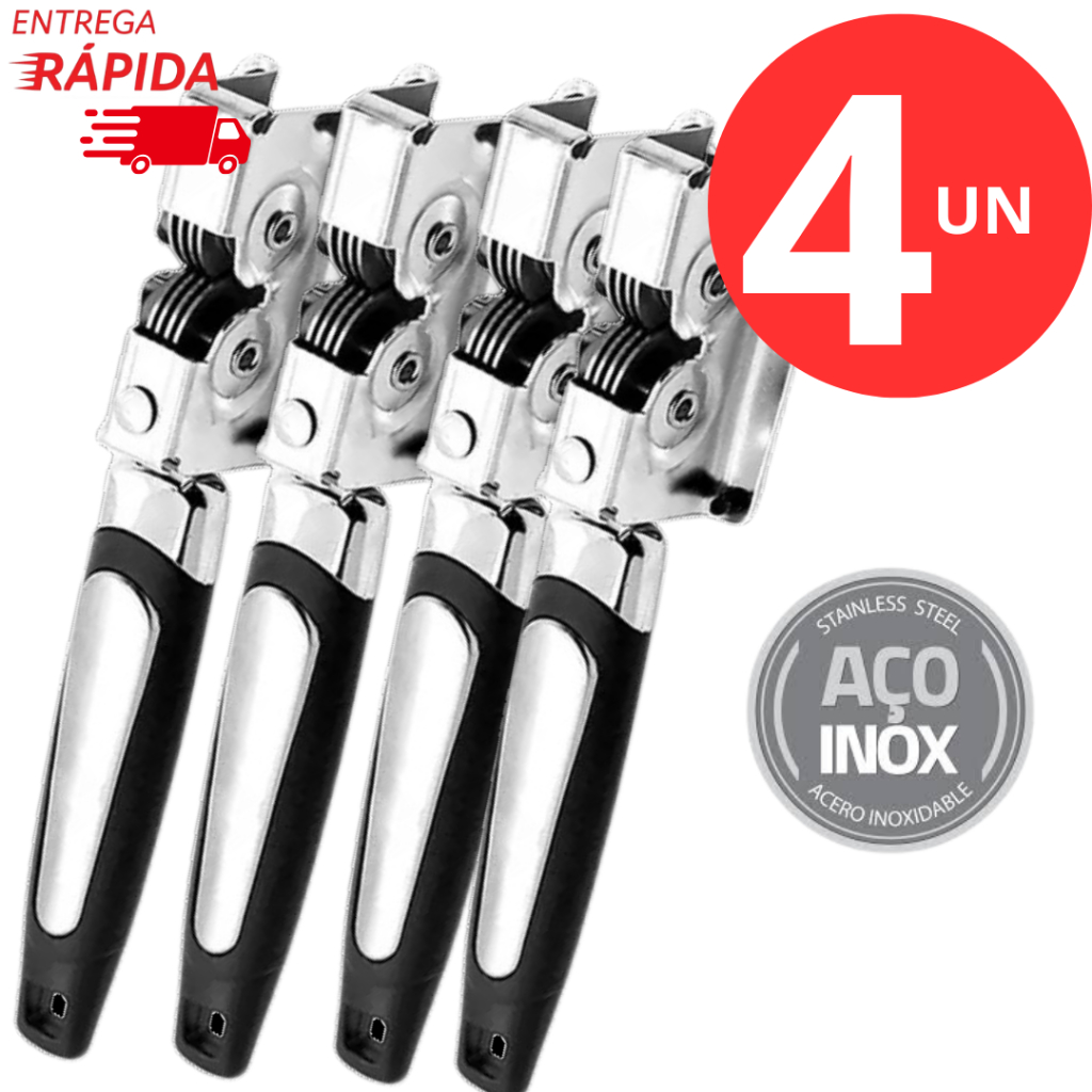 Kit 4 Afiador Amolador de Facas Tesoura Canivete Aço Inox Profissional ...