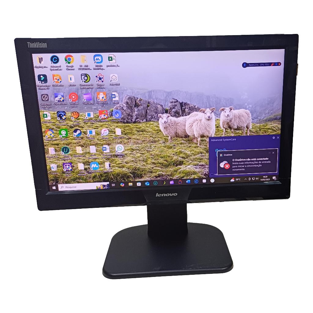 Monitor de Led 20 Polegadas Lenovo Trinkvision E2003bA | Shopee Brasil