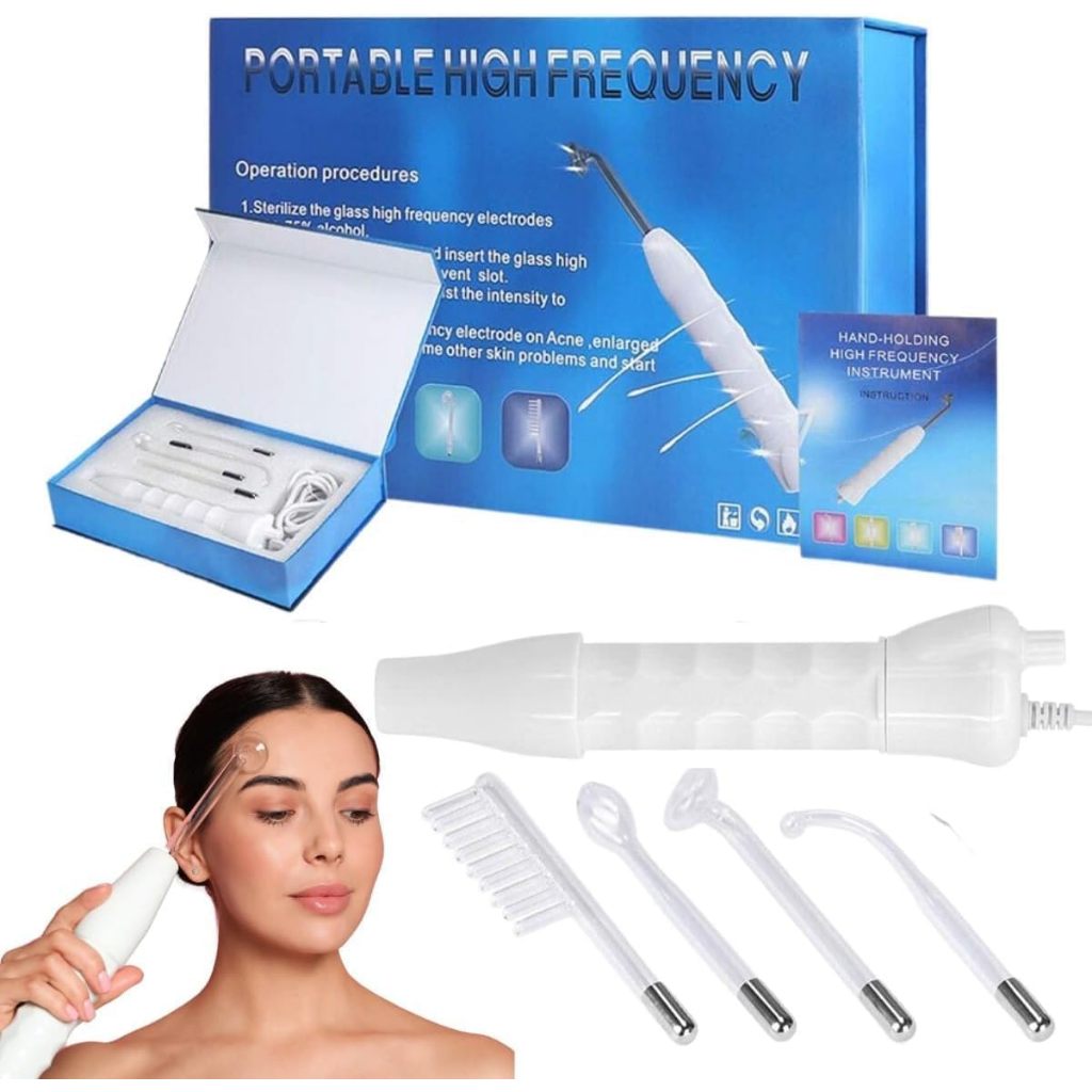Aparelho Alta Frequência Portátil Bivolt Limpeza De Pele Tratamento ...