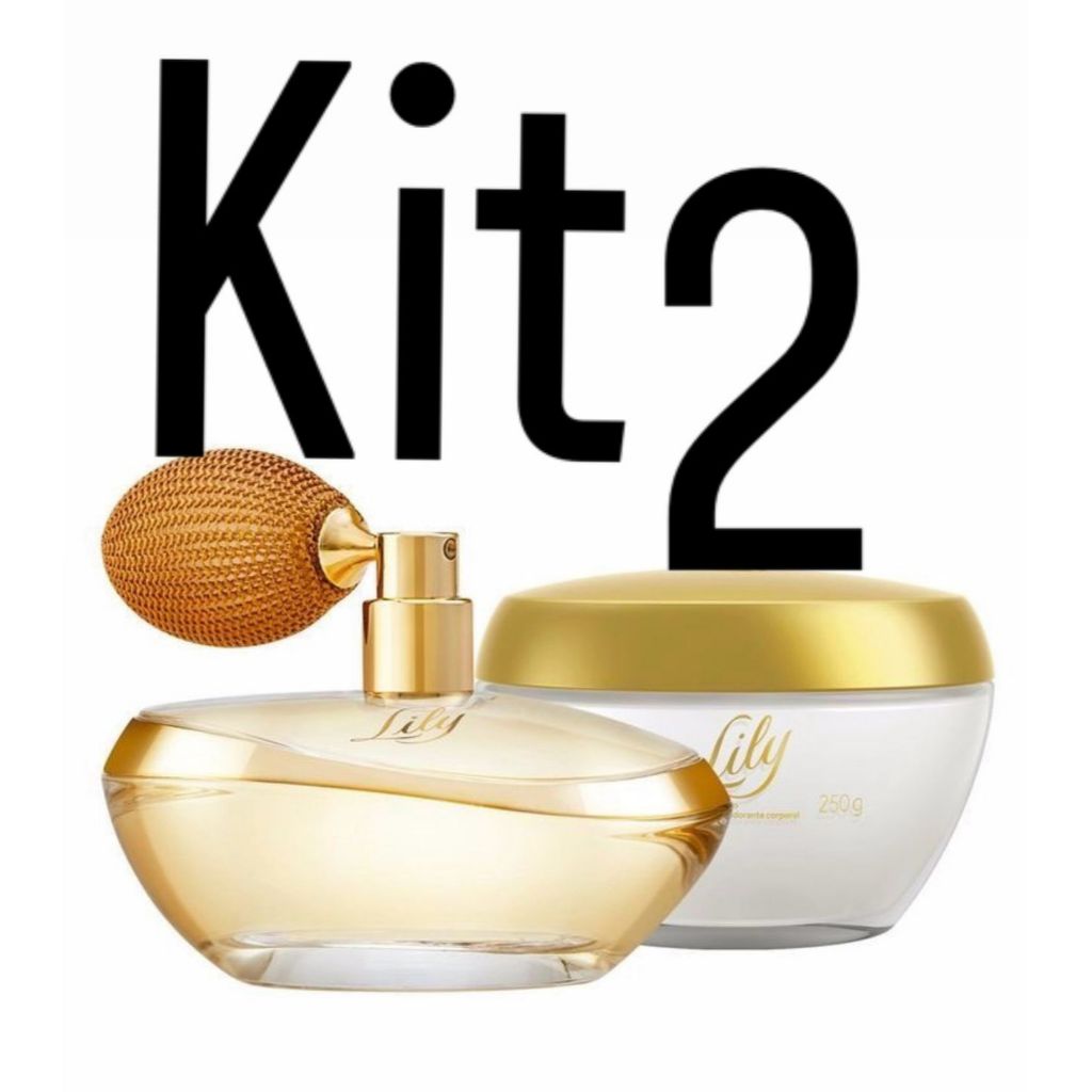 KIT 2 perfume 100ml lili creme hitratante eudora lily feminino | Shopee ...