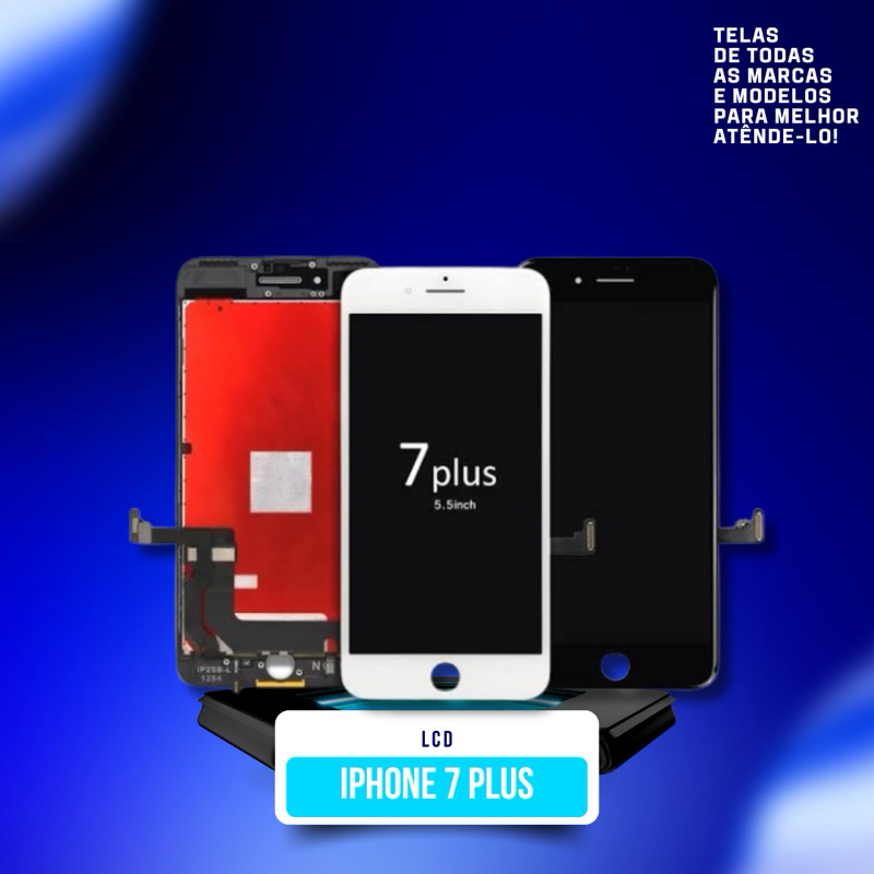 TELA DISPLAY touch iPhone 7 Plus 8 Plus 7G LCD Frontal | Shopee Brasil