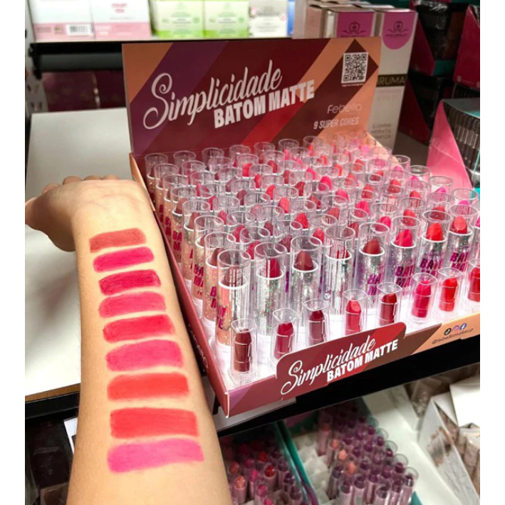 Batom Matte Febella -Simplicidade | Shopee Brasil
