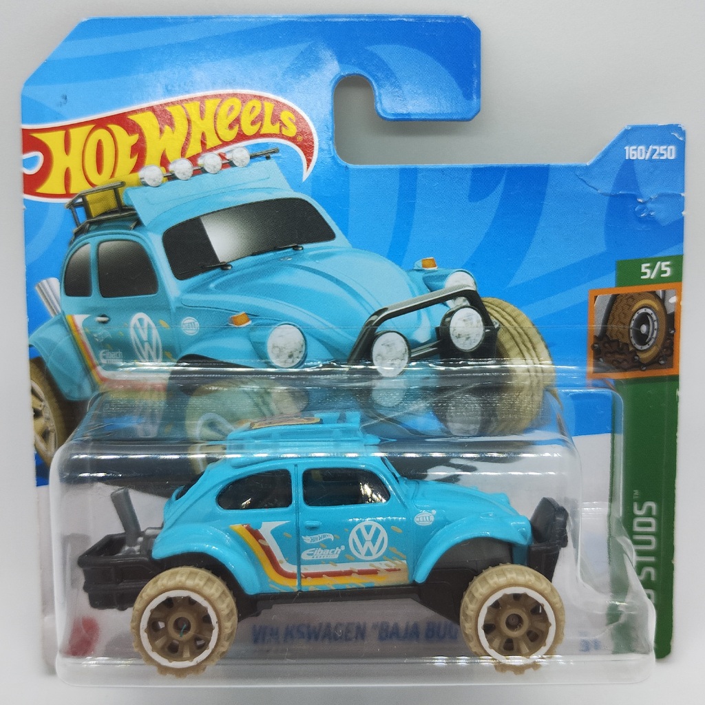 Hot Wheels - Volkswagen Baja Bug - Azul - 2022 Mud Studs | Shopee Brasil