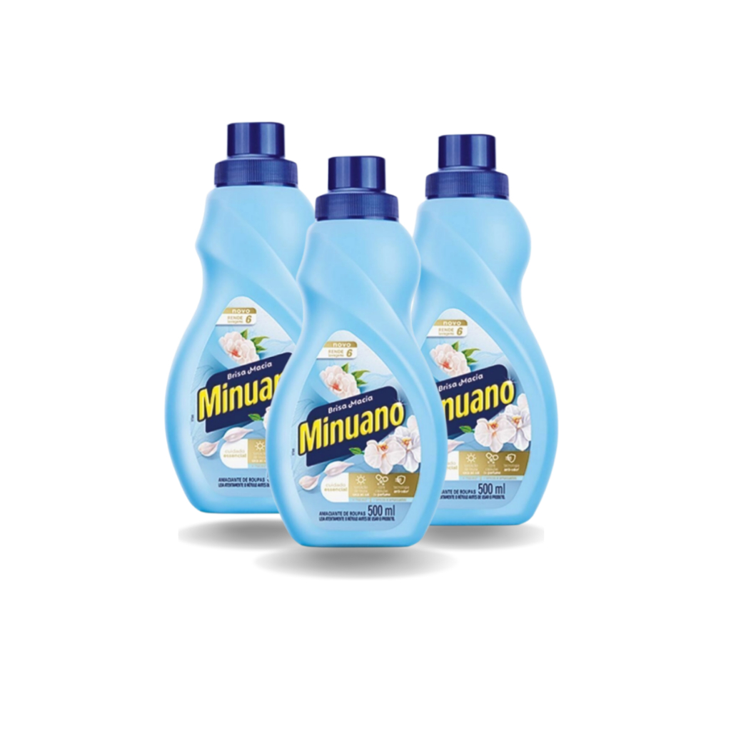 Amaciante Minuano Fragrâncias 500ml Atacado (CAIXA COM 12 UNIDADES ...