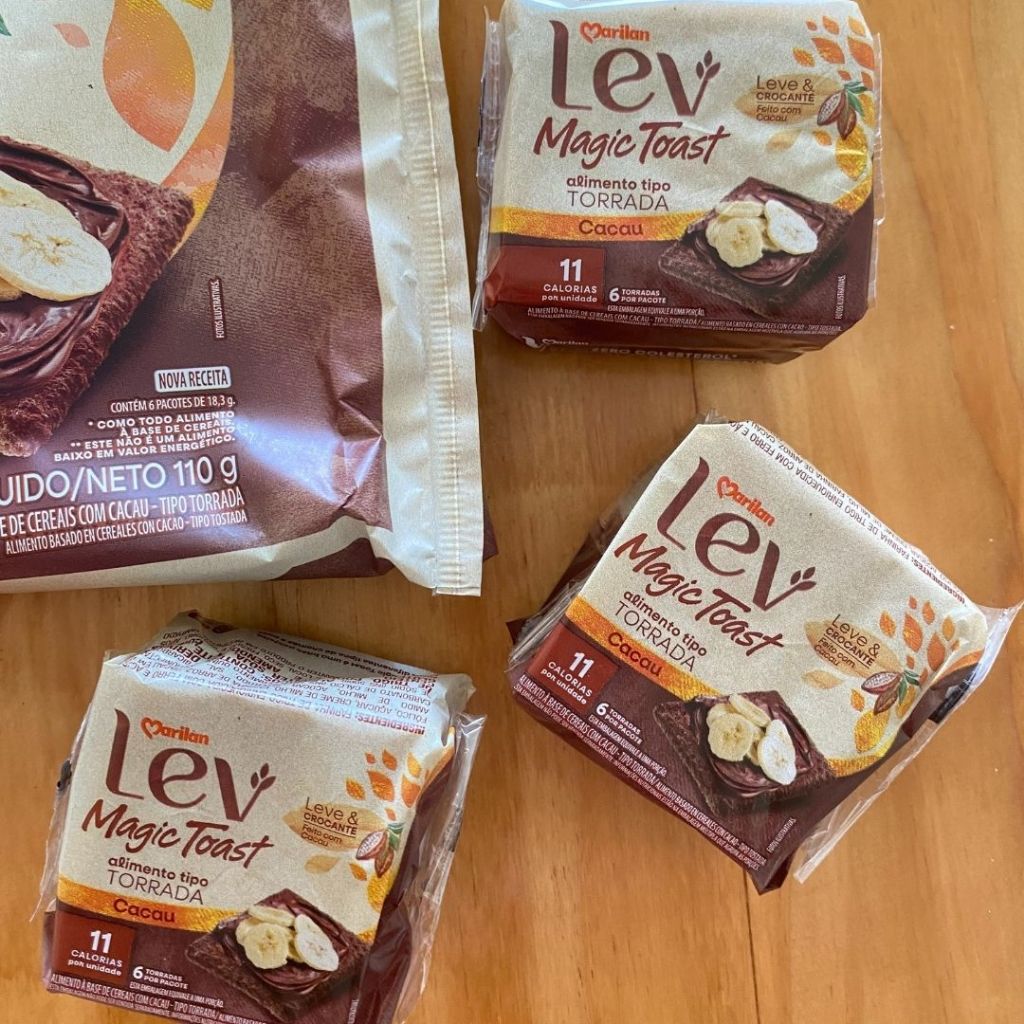 Kit 6 Torrada Marilan Magic Toast Cacau Pacote com 110g | Shopee Brasil