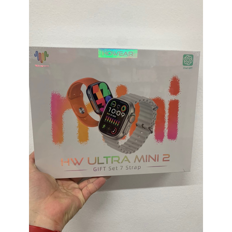 SmartWatch Hw Ultra Mini 2 Acompanha 7 Pulseiras 41mm Ideal Para Pulsos ...