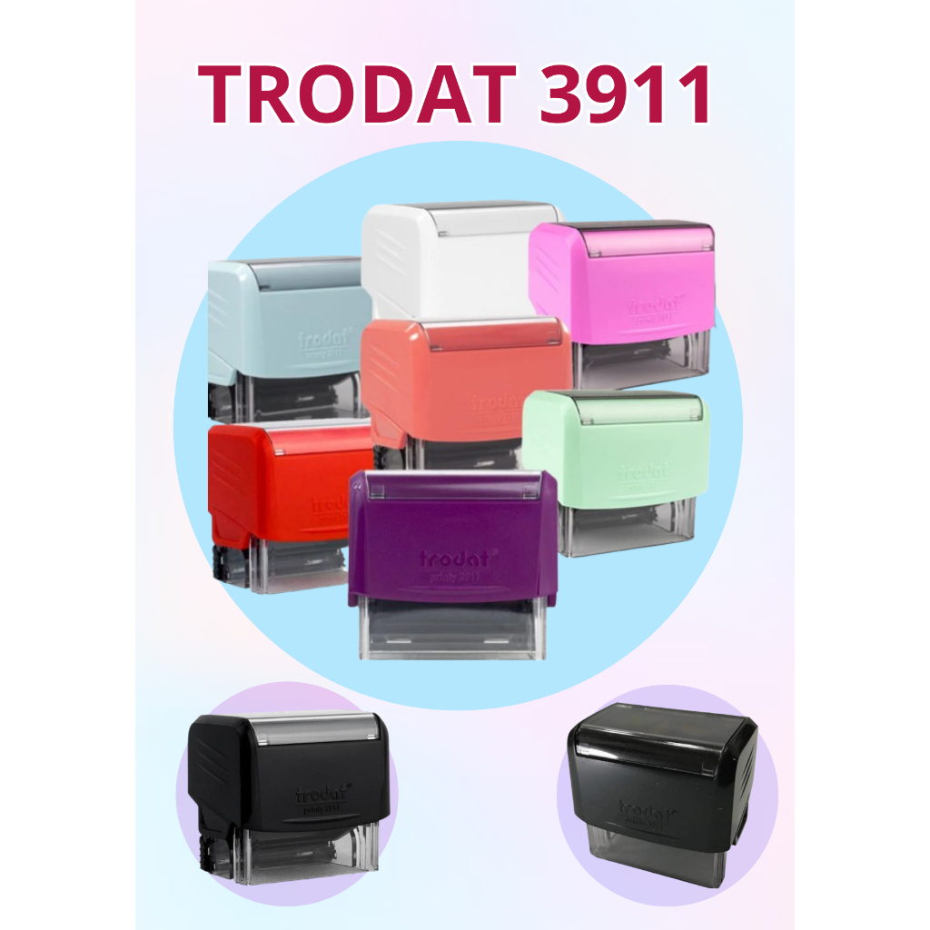 Carimbo Trodat Printy 3911 Personalizado 38x14mm | Shopee Brasil