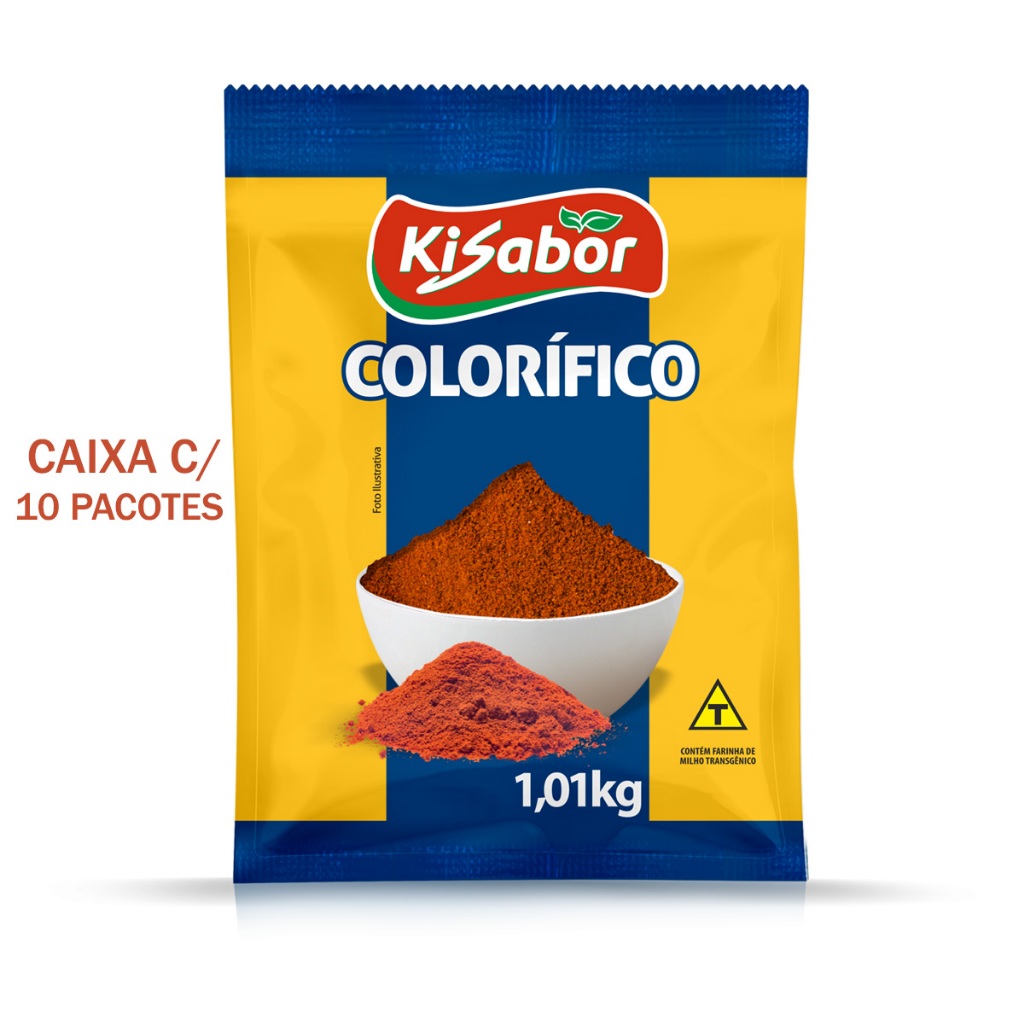 Colorau Colorífico Pacote 1Kg - Caixa com 10Kg - PROMOÇÃO! | Shopee Brasil
