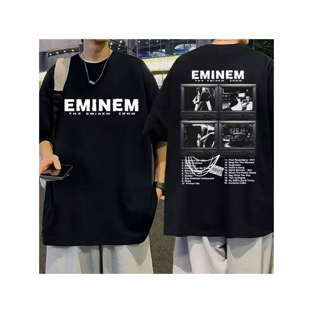 Camisa Camiseta Oversized Rapper The Eminem Show. | Shopee Brasil