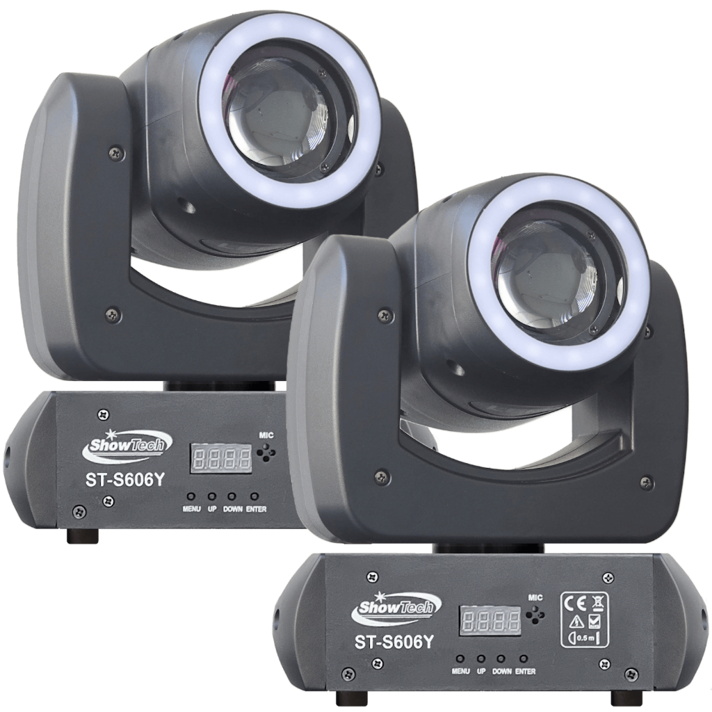 Kit 2 Moving Head Led Beam 100w Com Borda Led Prisma | Shopee Brasil