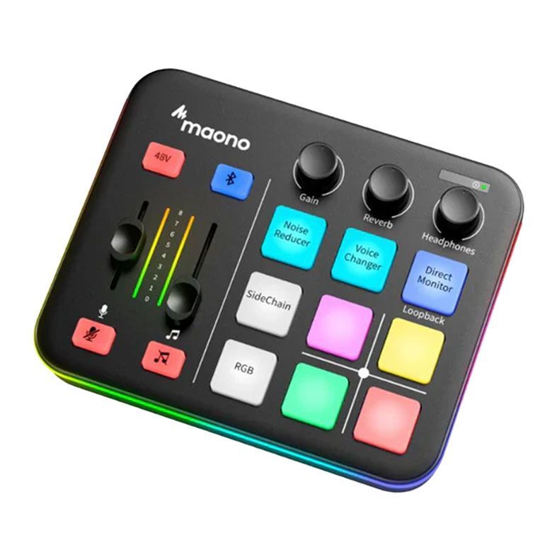 Mesa De Som Stream Deck Maono Caster G1 Neo Rgb Bluetooth - Escorrega o ...