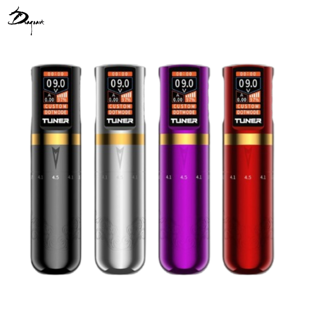 Máquina de Tatuagem Pen Tuner- Acompanha Duas Baterias Um Adaptador RCA Um Cabo RCA e Um Manual ...