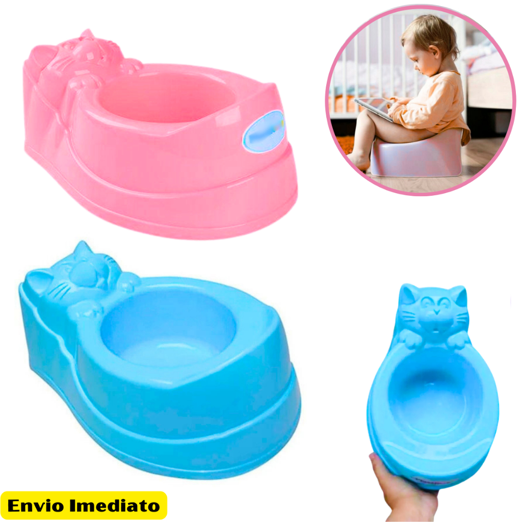 Troninho Infantil Pinico Para Desfralde Sanitário Para Bebê Menino e ...