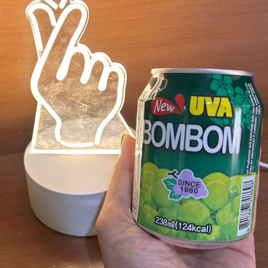 Suco Coreano de Uva Verde Bombom com Pedaços da Fruta 238ml | Shopee Brasil