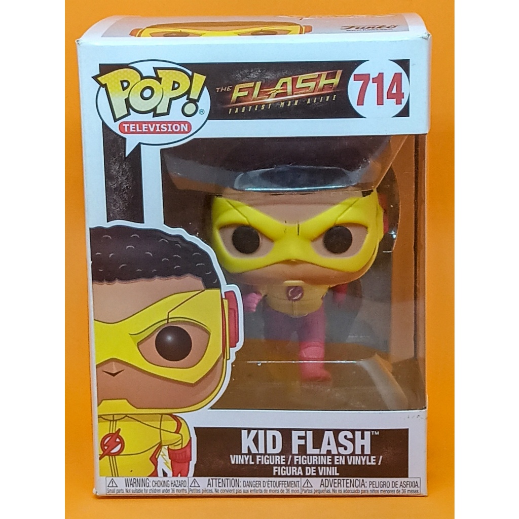 FUNKO POP Kid Flash 714 - The Flash / DC - Novo Colecionável 100% ...