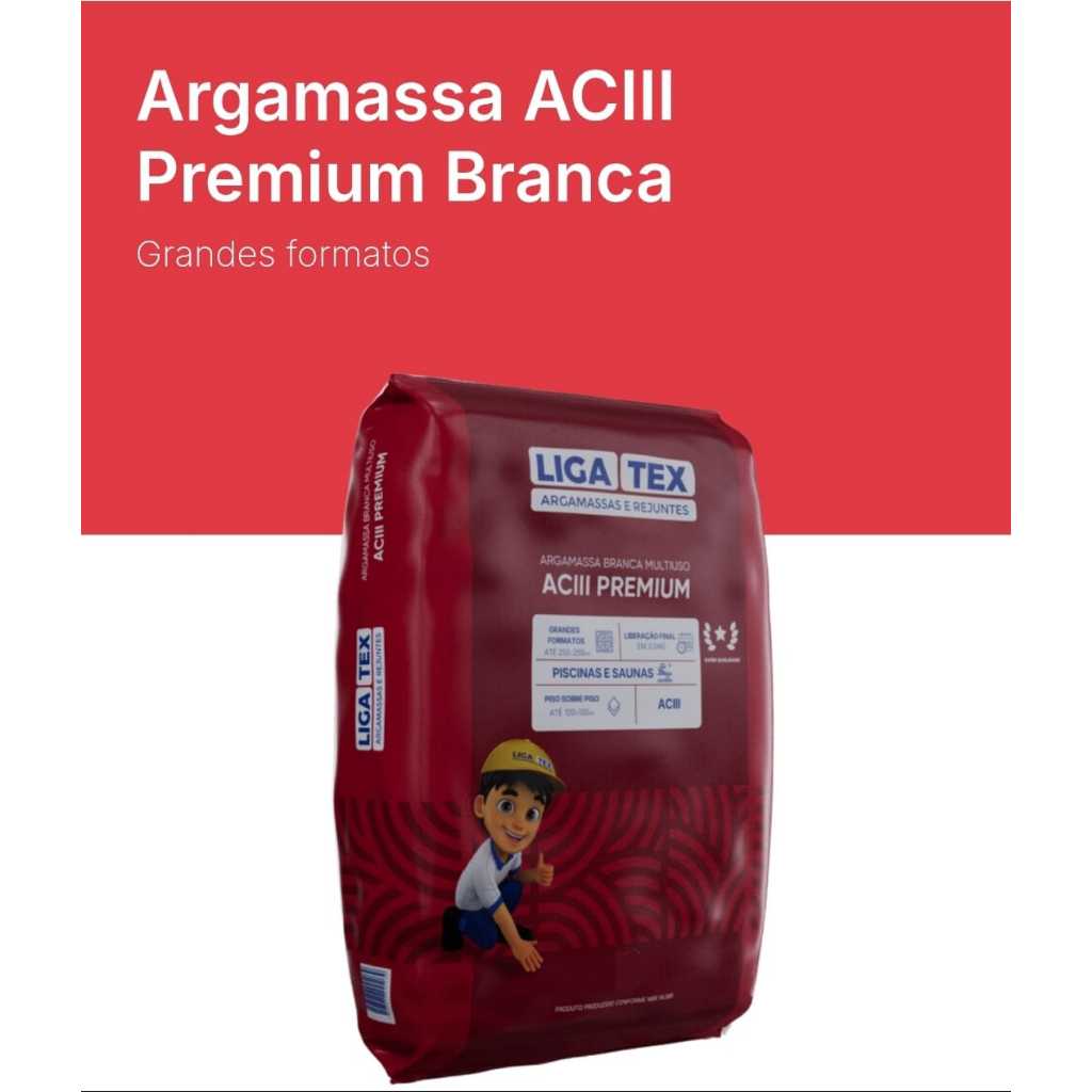 Cimento cola AC3 Branca 20kg PREMIUM Bloco e pastilhas de vidro ...