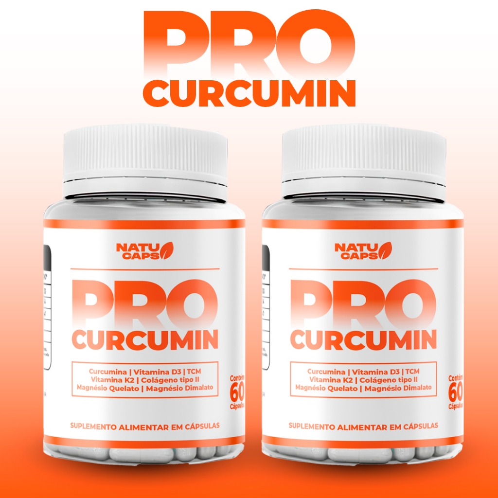 2 Potes de Pro Curcumin - 120 Capsulas - Envio Imediato | Shopee Brasil