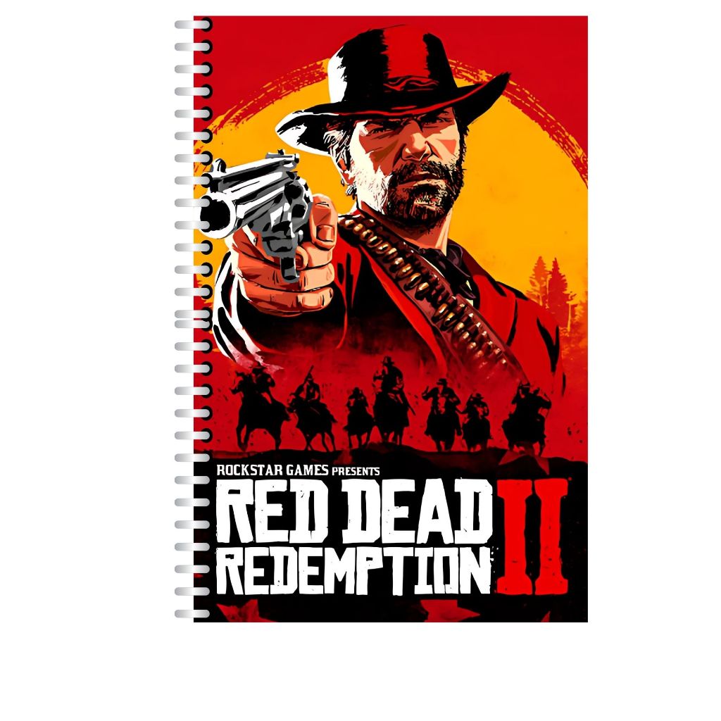 Caderno Red Dead Redemption Personalizado | Shopee Brasil