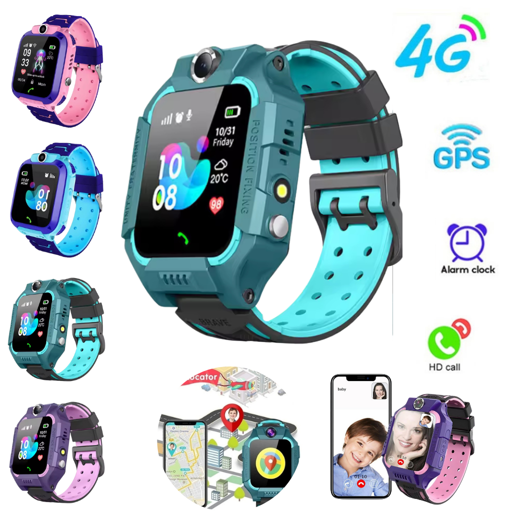 Relógio Inteligente Infantil Com SOS Rastreador, Câmera, Gps | Shopee ...