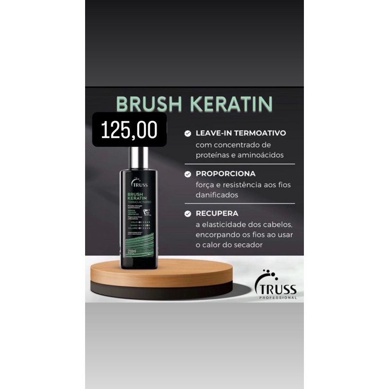 Truss Brush Keratin - Leave-in 250ml | Shopee Brasil