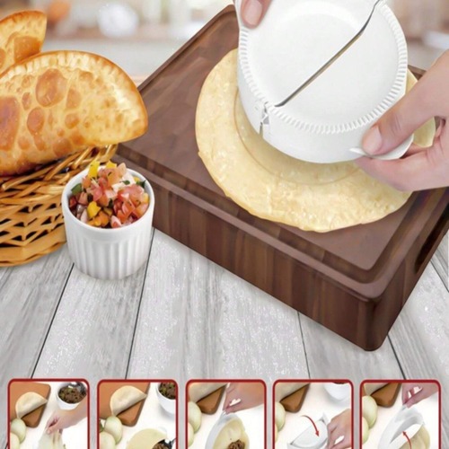 Kit Com 4 Formas De Pastel Meia Lua Padrão Molde Pastelzinho | Shopee ...