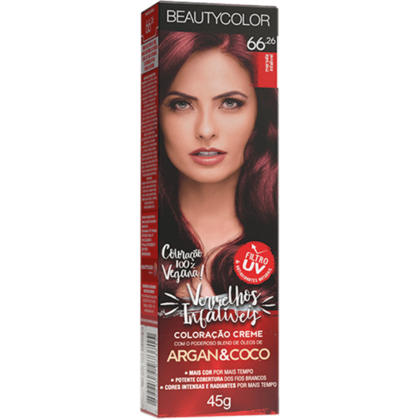 Tinta Beauty Color Profissional 66.26 MARSALA INFALIVEL | Shopee Brasil