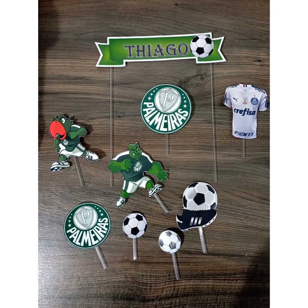 Topper de bolo Palmeiras | Shopee Brasil